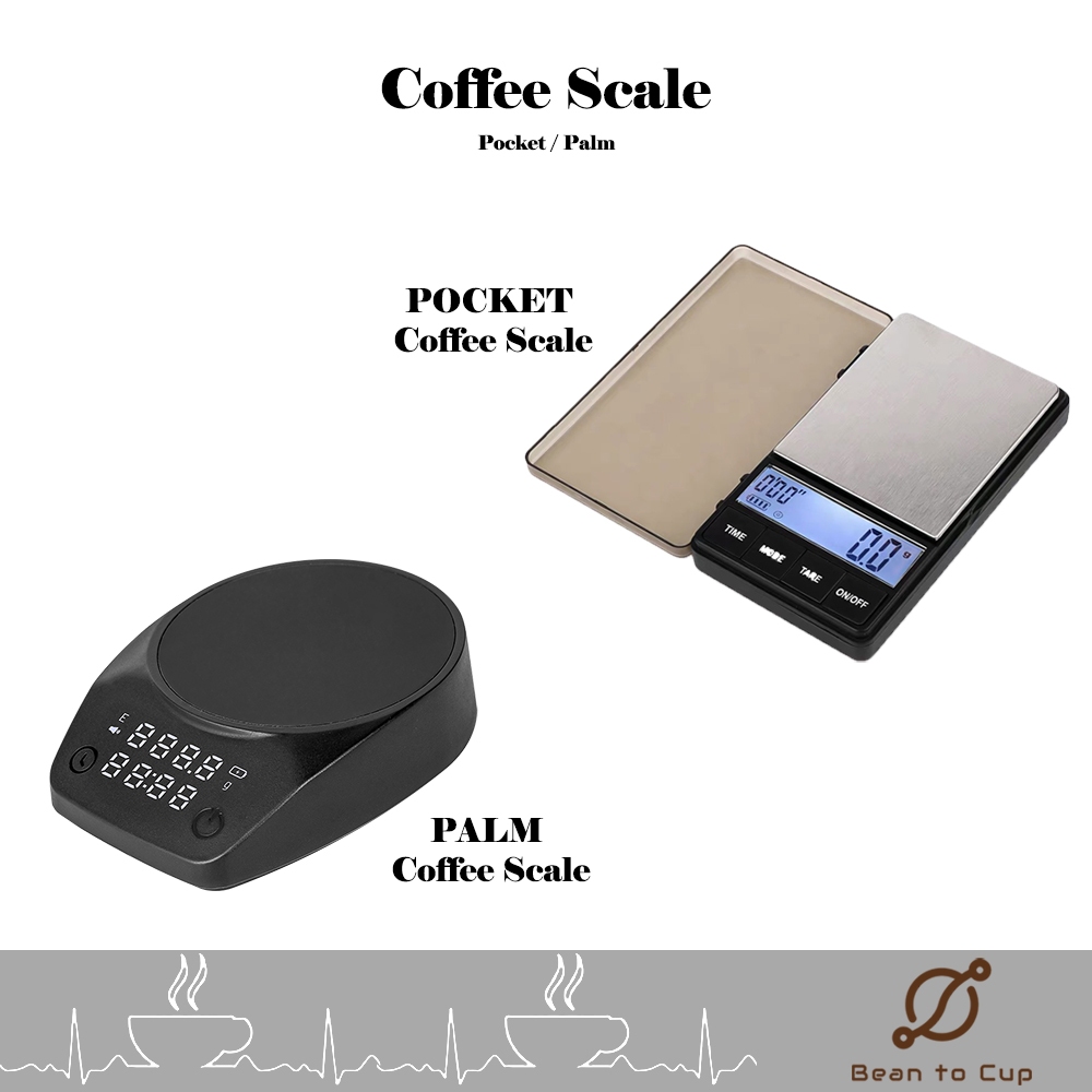 Pocket / Palm Coffee Scale เคลียน้ำหนัก จับเวลาได้ เครื่องชั่งกาแฟขนาด ...