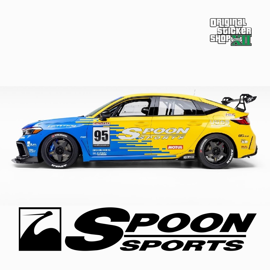 Sticker SPOON SPORT JP สปูน JDM แนวญี่ปุ่น PVC กันน้ำ ทนแดด ทนฝน ...