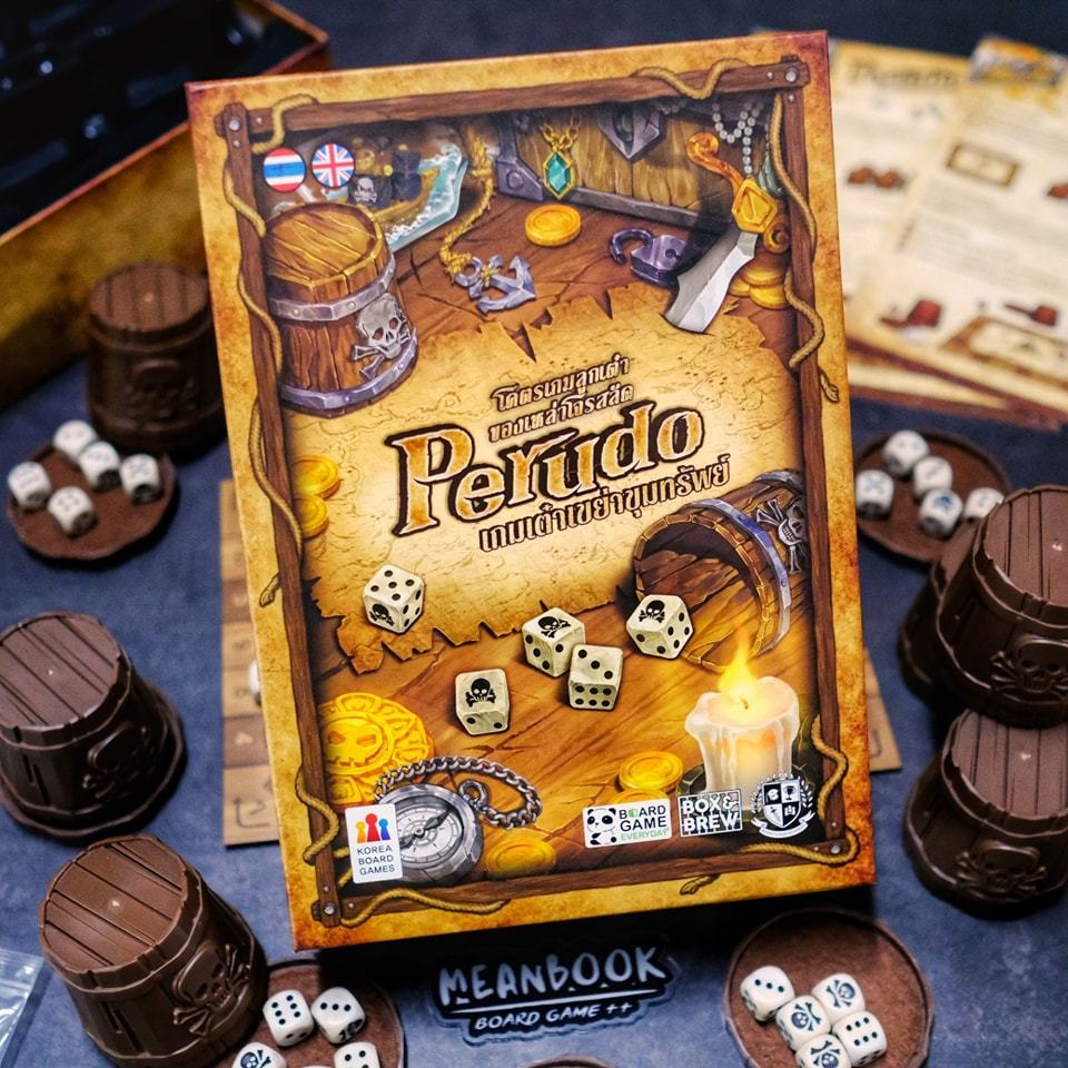 Perudo เกมเต๋าเขย่าขุมทรัพย์ (ภาษาไทย) Board Game | Shopee Thailand