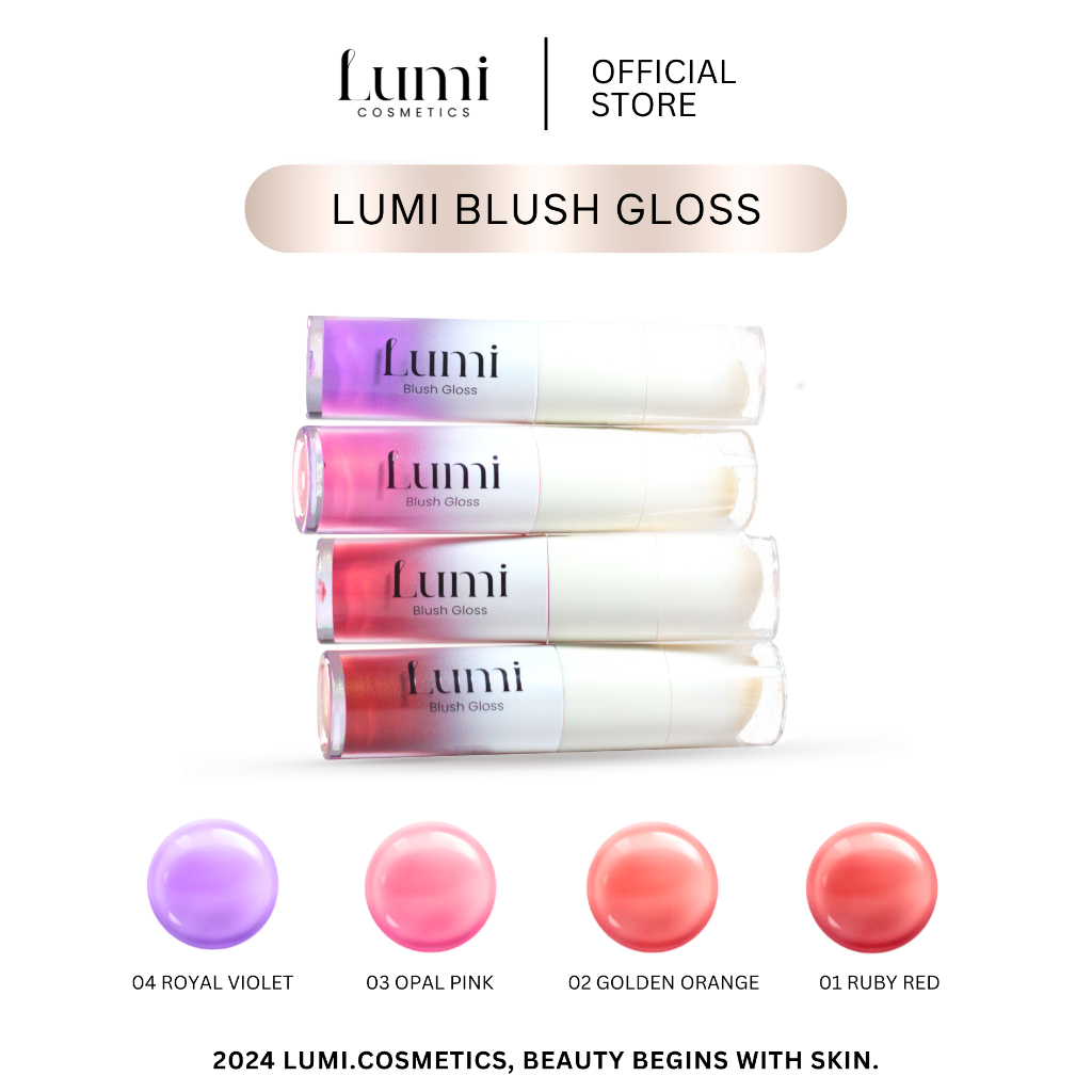 [Shine Set!] Lumi Blush Gloss บลัชเนื้อกลอส l บลัชออน งานผิวละมุน พร้อม ...