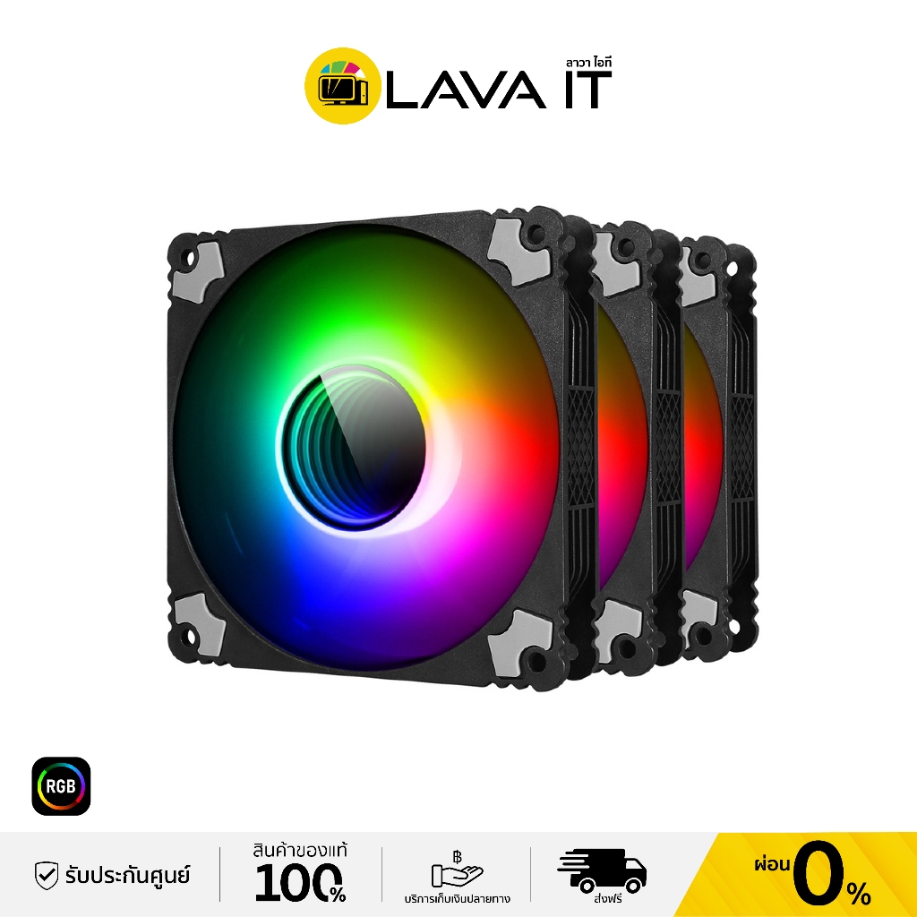 Tsunami Protector 1264 ARGB 12CM Multi-Functional Sound Sync Cooling ...