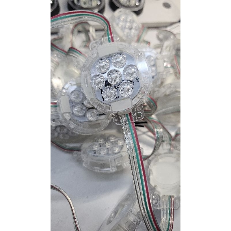 LED RGB 24V ไฟวงกลม ไฟรถบรรทุก ไฟสวนสนุก 1เส้นมี30ดวง | Shopee Thailand