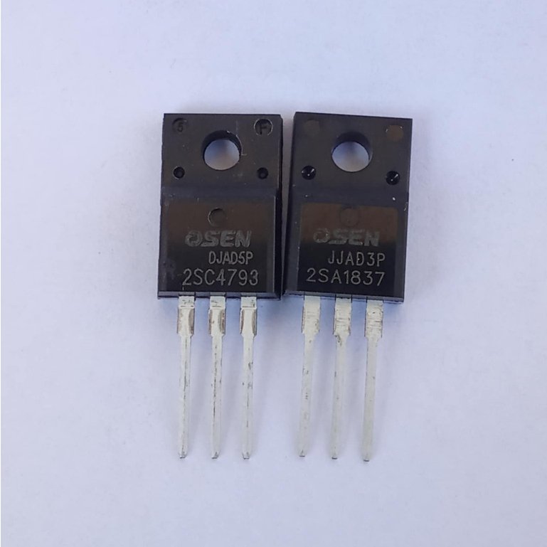 1คู่ OSEN ของแท้ 2SA1837 + 2SC4793 A1837 + C4793 Transistor 230V 1A 20W ...