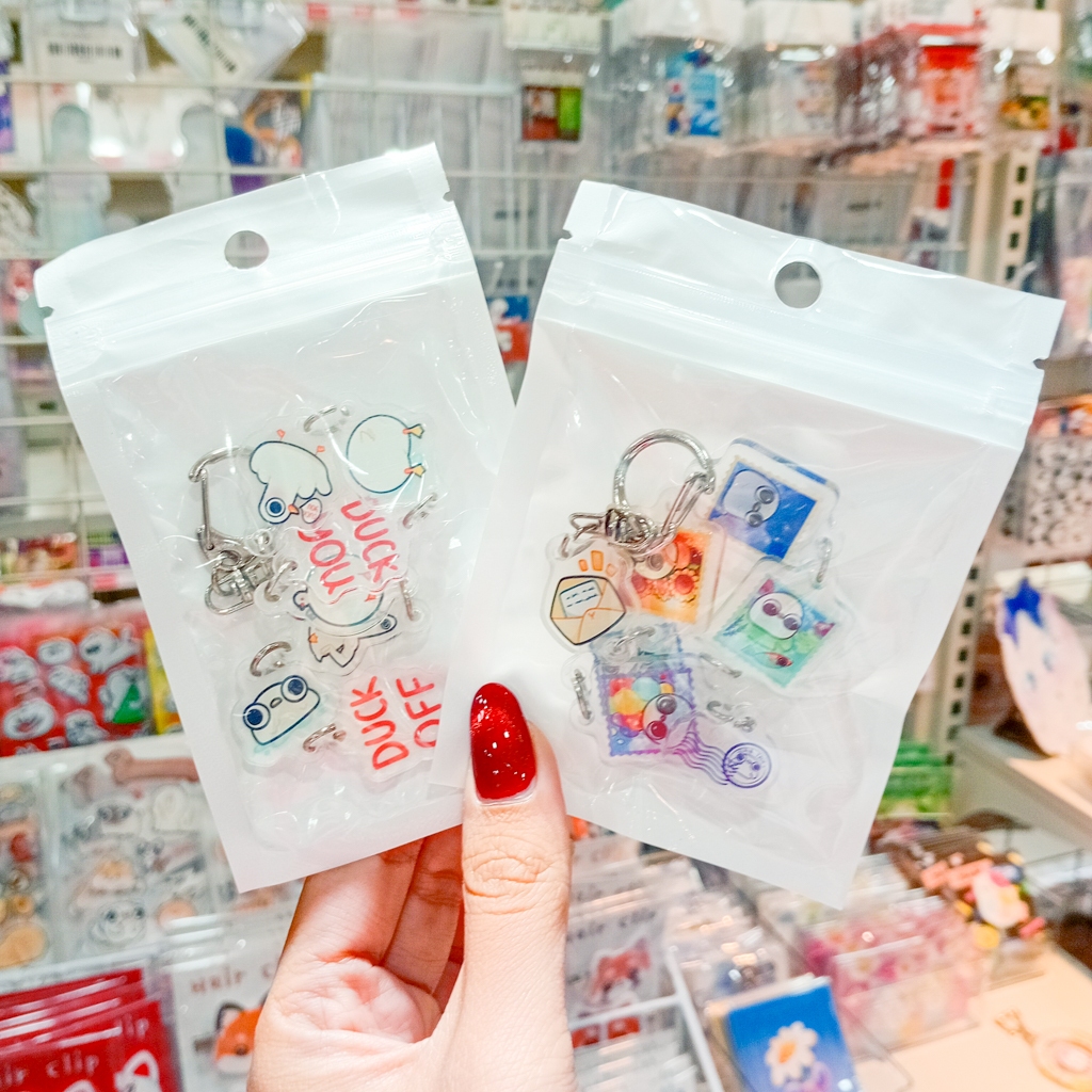 Long Keychain พวงกุญแจโซ่ยาว หลากหลายลาย น่ารักมาก ๆ Duck You! ยันต์ ...