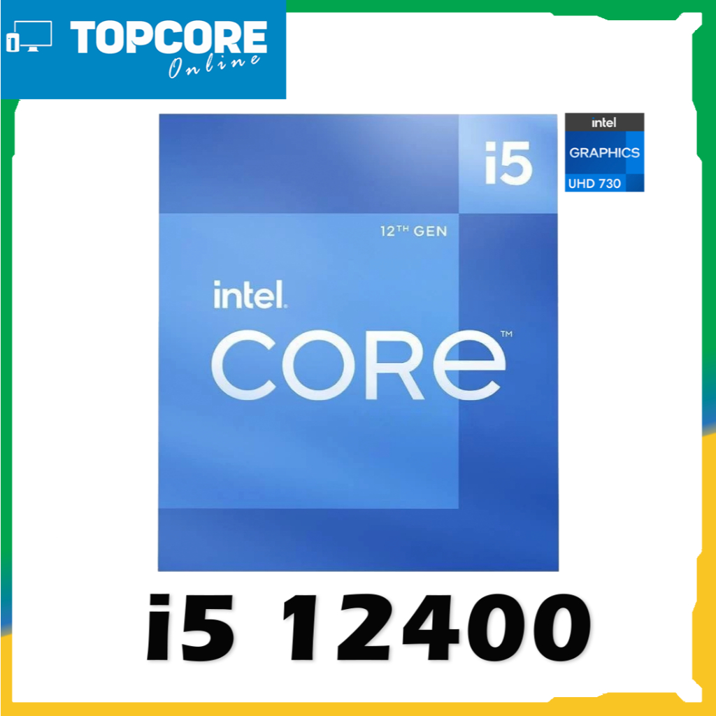 Intel CPU ซีพียู CORE I5-12400 LGA1700 i5 12400 การ์ดจอในตัว ของใหม่ ...