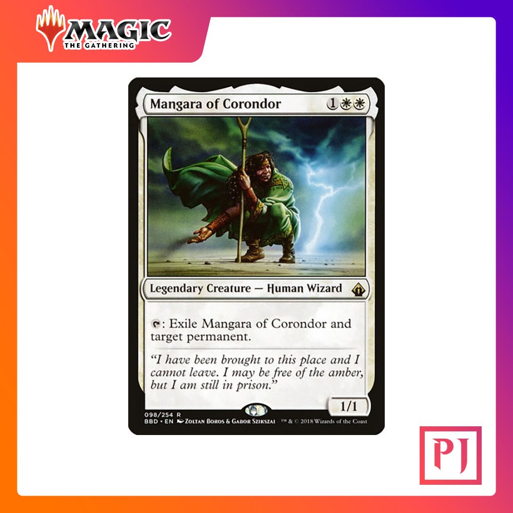 [MTG] Mangara of Corondor [BBD] [WHITE] [RARE] [NORMAL] [ENG] (การ์ดเม ...