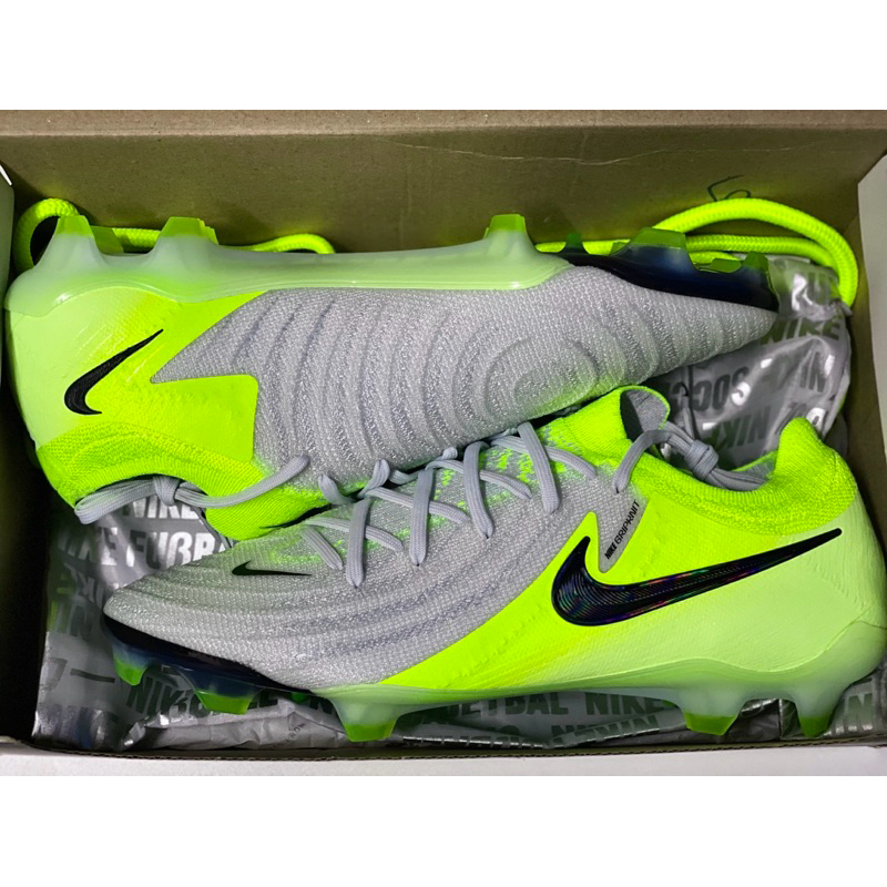 Nike Phantom GX II Elite FG สีเทาเขียว 🇨🇳Made in China🇨🇳 (มีไซส์ 265/270/275/280) | Shopee Thailand