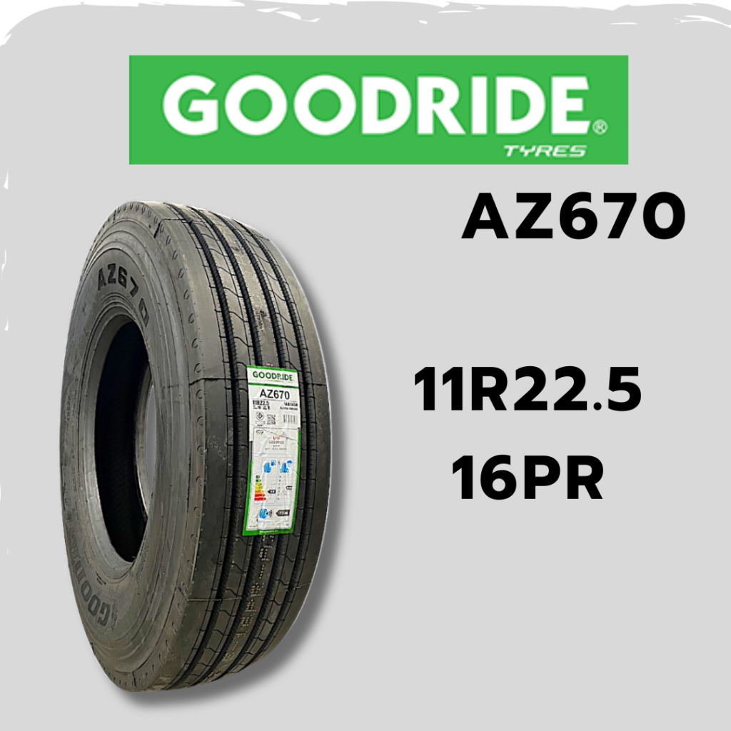 ยางรถบรรทุกเรเดียล GOODRIDE 11r22.5 16PR รุ่น AZ670 | Shopee Thailand