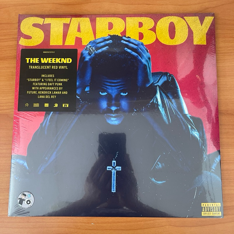 แผ่นเสียงThe Weeknd – Starboy, 2 x Vinyl, Red Translucent,Eu มือหนึ่ง ...