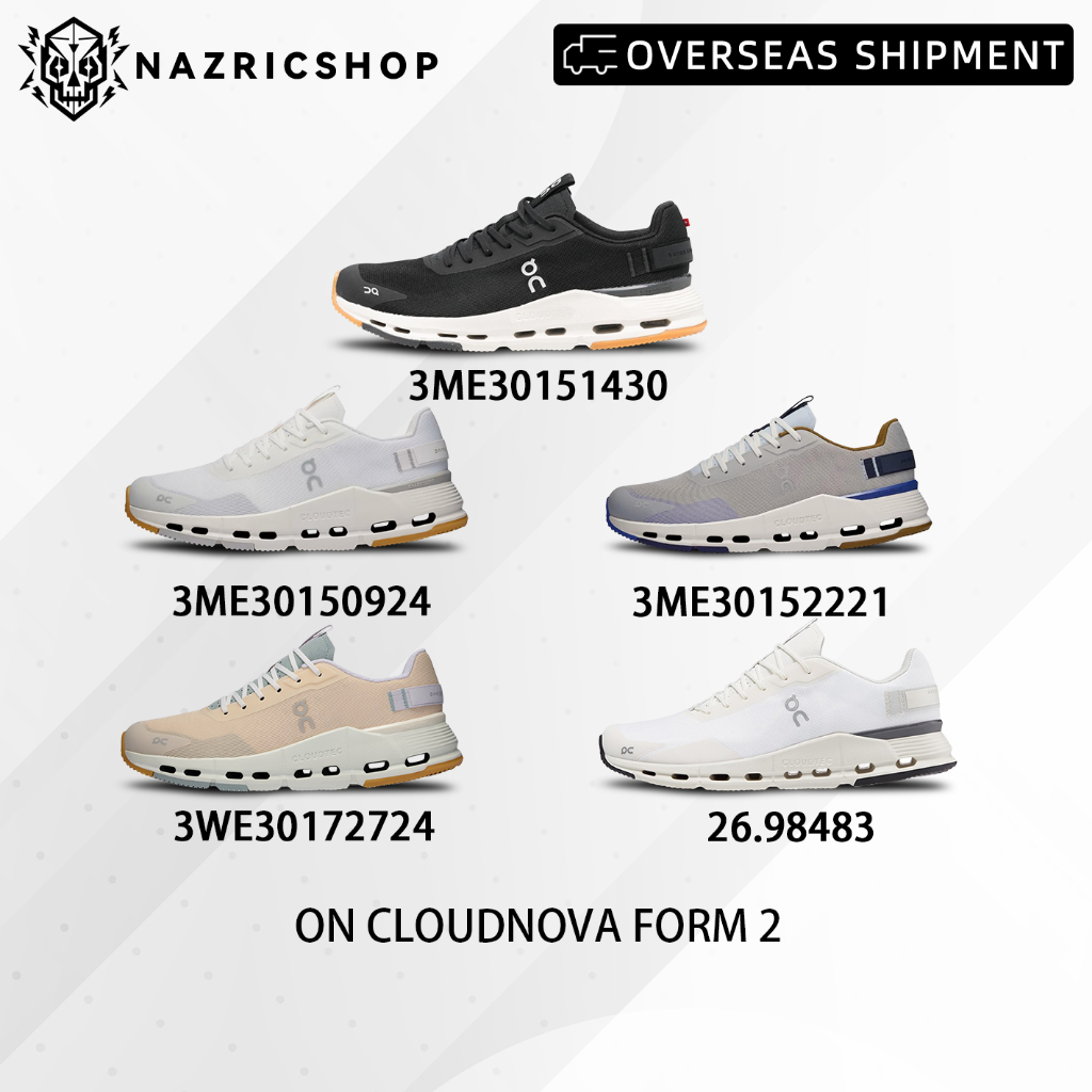 （ของแท้100% ）On Cloudnova Form 2 3ME30151430/3WE30172724/26.98483 ...