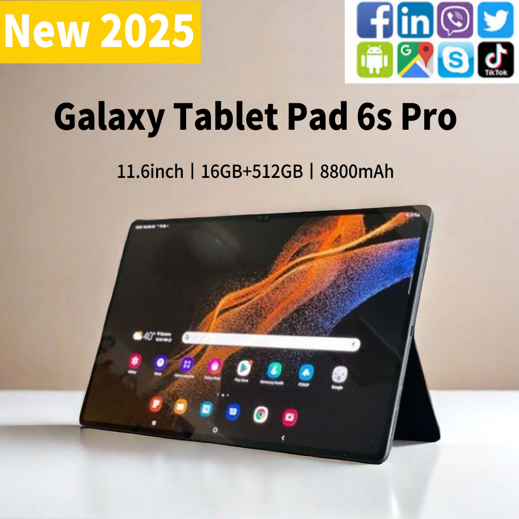 Pad 6s Pro tab แท็บเล็ต tablet 11.6inch 16+512GB แทปเล็ต แทบเลต 5g/wifi ...