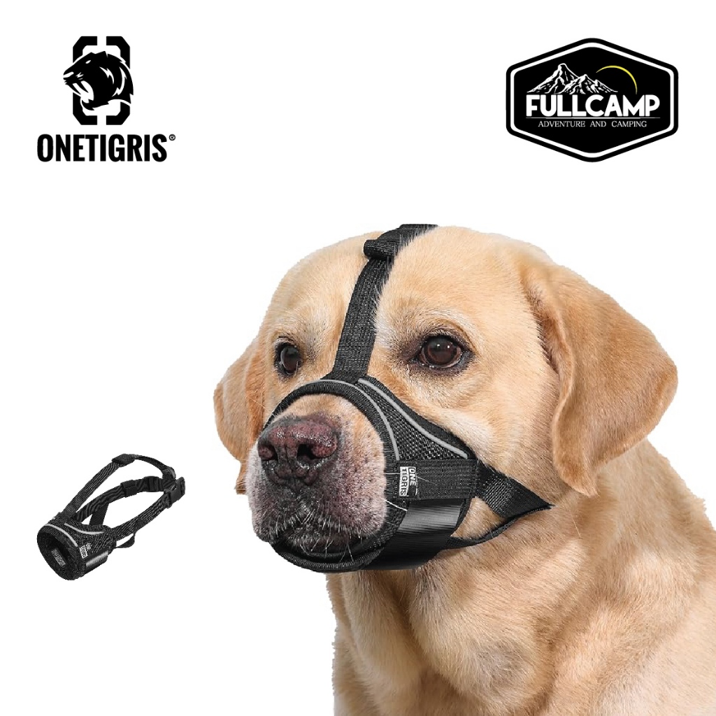 OneTigris Soft Canine Muzzle 02 ที่ครอบปากสุนัข ตะกร้อสวมปากสุนัข กันกัด ดื่มน้ำและกินอาหารได้ ...