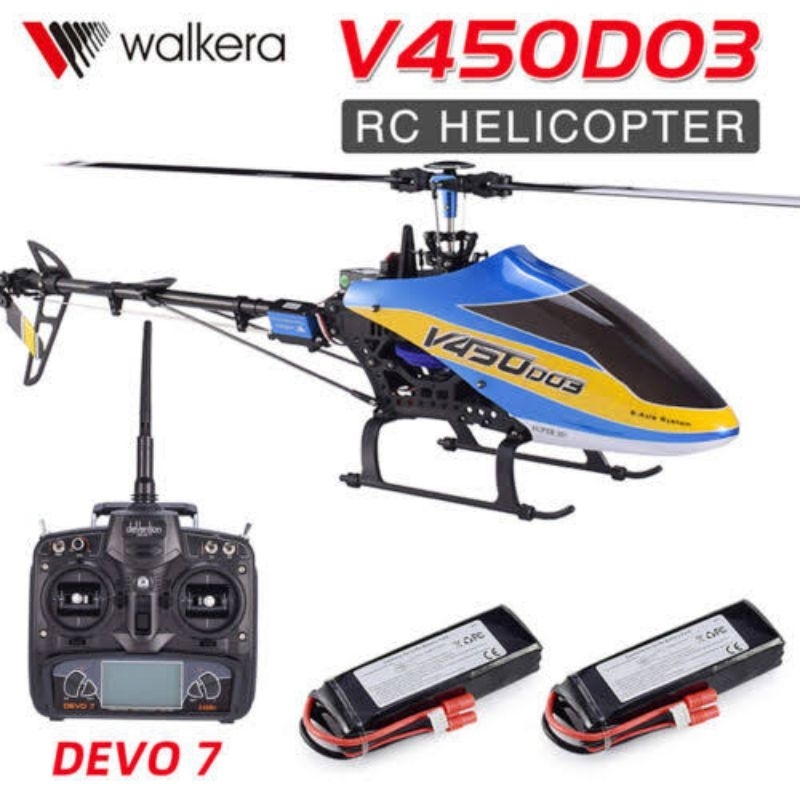 เฮลิคอป เตอร์ บังคับ วิทยุ Walkera V450D03 6CH 6-Axis Stabilization ...