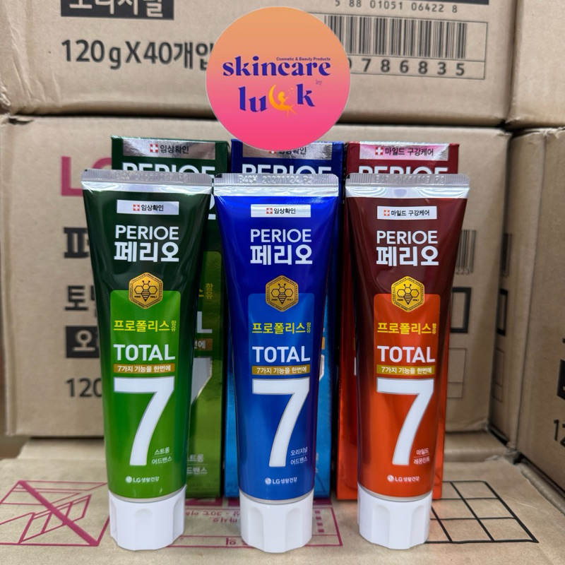 🔥แท้/ส่งเร็วมาก🔥 ยาสีฟันเกาหลี LG Perioe Total 7 Toothpaste | Shopee ...