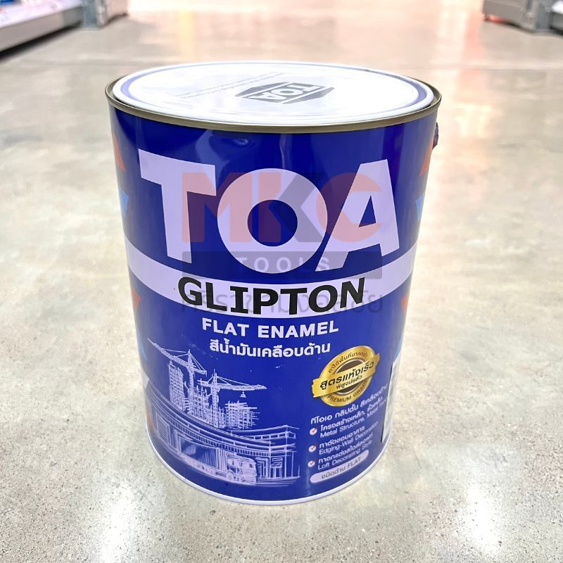 TOA สีน้ำมันด้าน Glipton #888 BLACK (กล) | Shopee Thailand