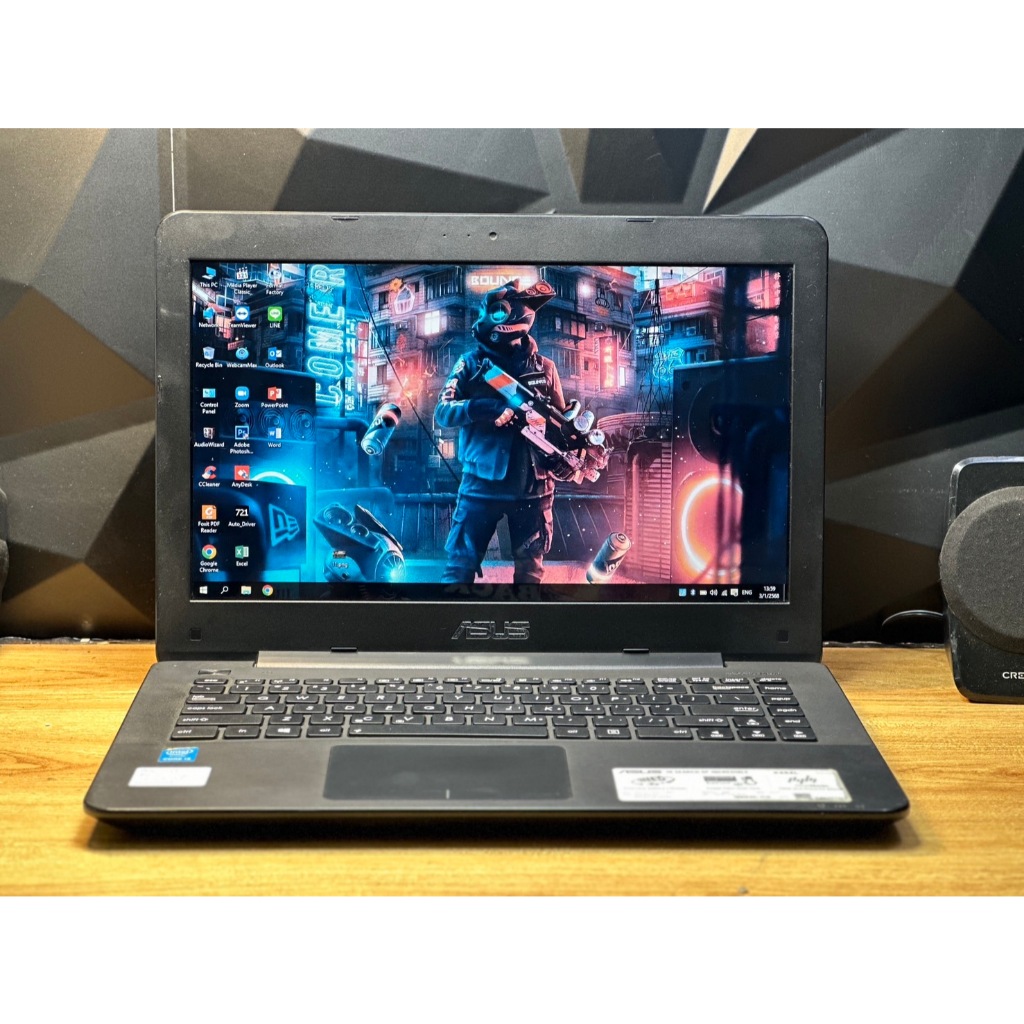 second hand notebook Asus X454L สเปก intel Core i3-4030U (gen4) Ram 6 ...