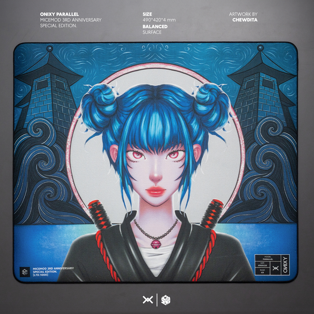 แผ่นรองเมาส์ ONIXY Parallel - Micemod 3rd Anniversary SE. [Limited Edition](Uncoated) | Shopee ...