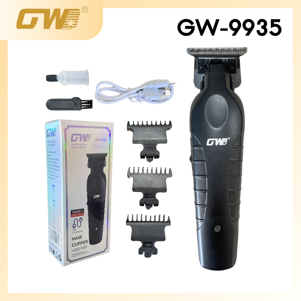GUOWEI รุ่น GW-9935 ปัตตาเลี่ยนตัดแต่งผมและหนวดเครา แบบไร้สาย พร้อมส่งจากไทย | Shopee Thailand
