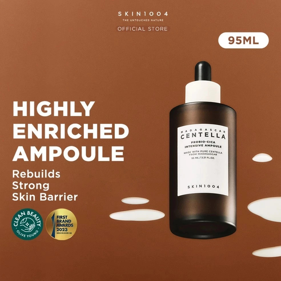 SKIN1004 มาดากัสการ์ Centella Asiatica Probio-Cica เสริม ampoule หมัก resveratrol essence 95ml ...