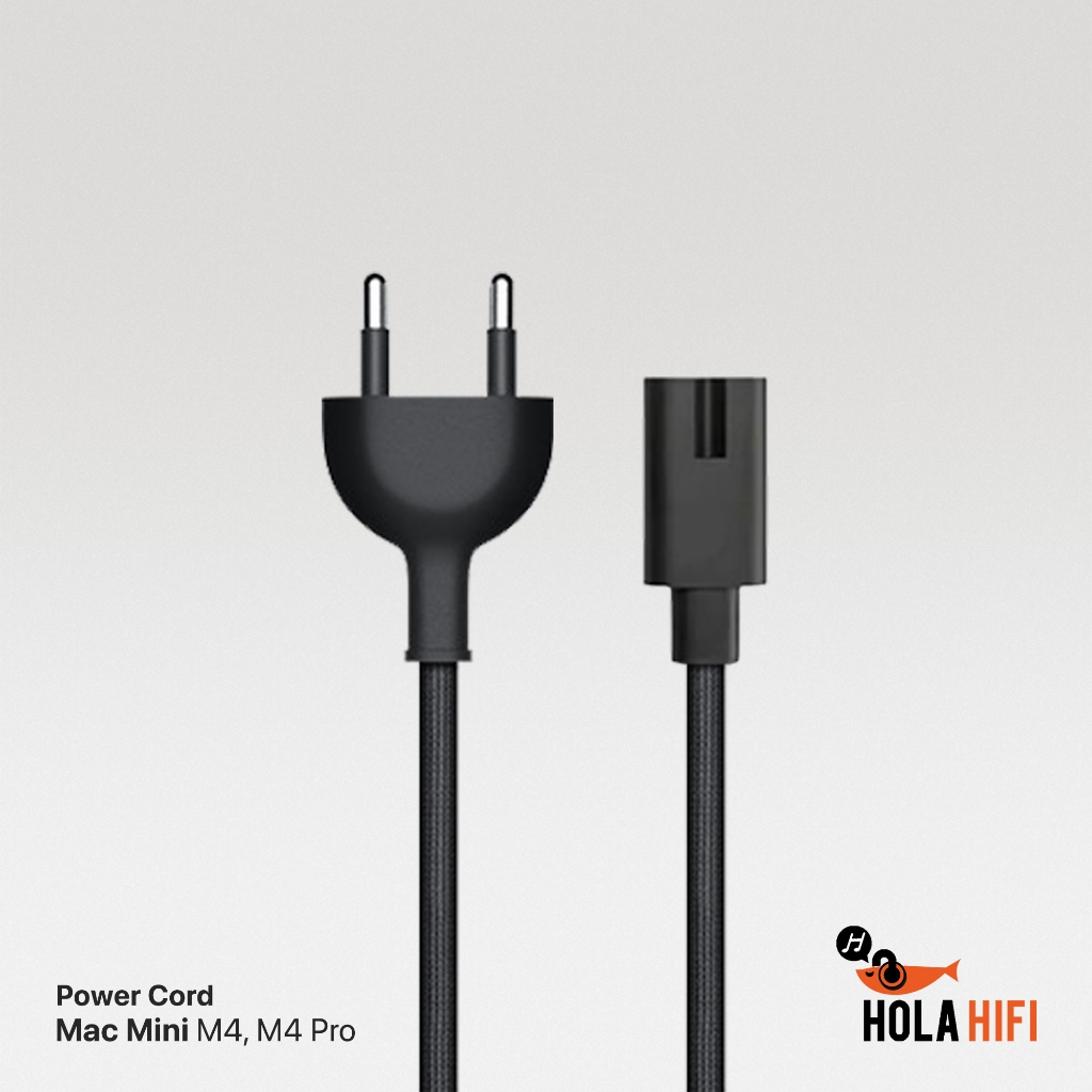 สายไฟ Power Cord for Mac mini M4 M4 Pro (สายผ้าถัก) | Shopee Thailand