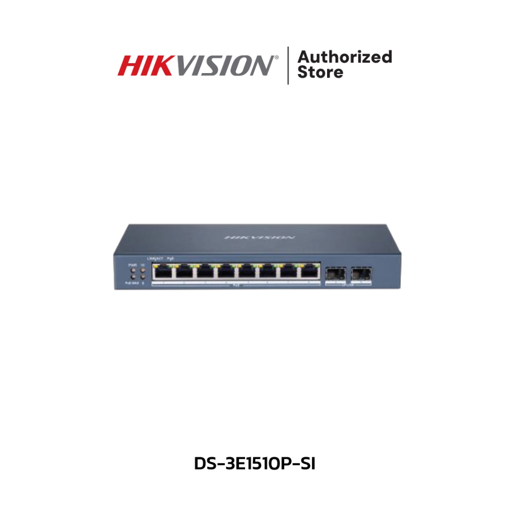 HIKVISION POE SWITCHING 8+2 PORT (1000MB POE)(1000MB SFP)(Managed)(120W ...