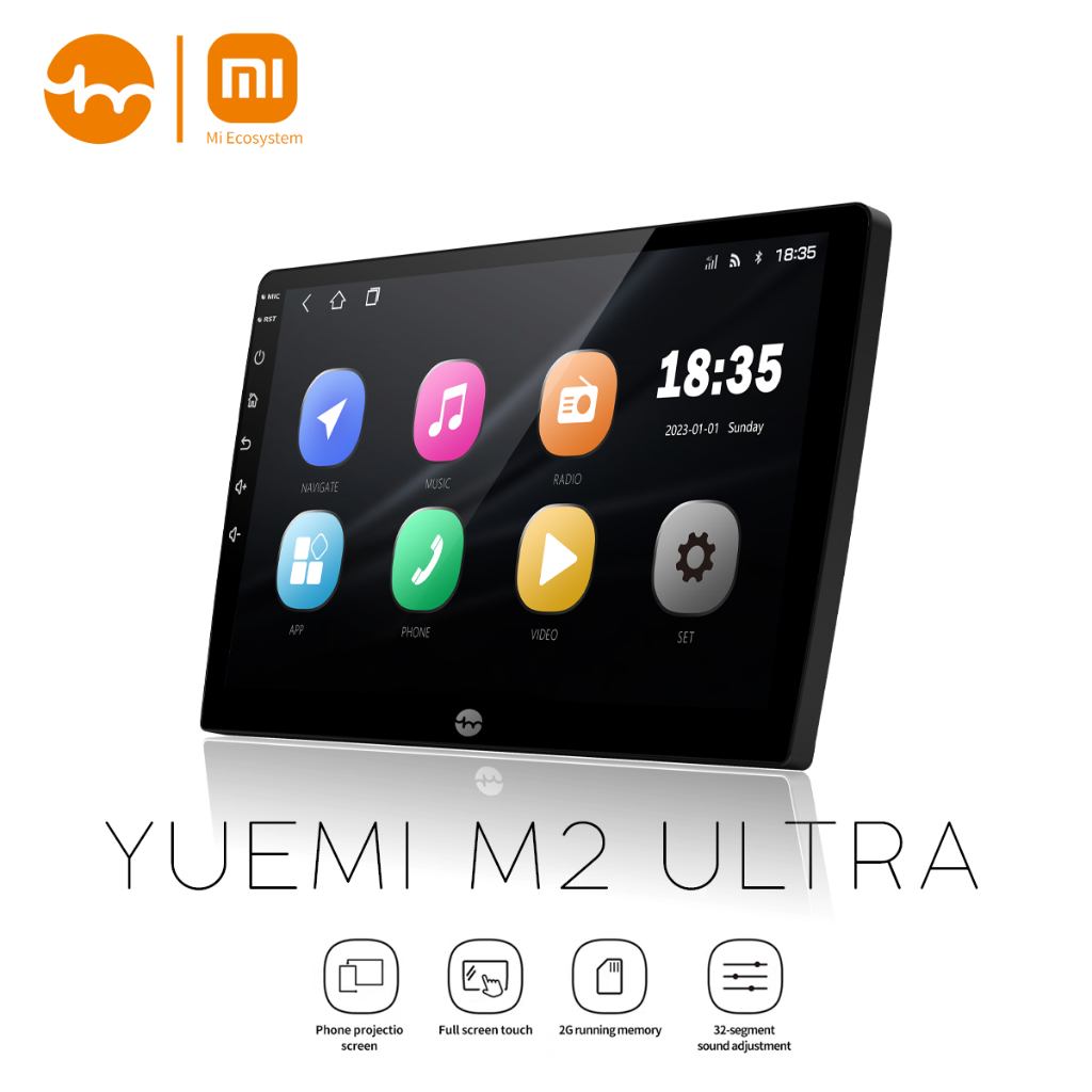 YueMi Ecosystem | Yuemi M2 Ultra วิทยุแอนดรอยด์ Ram 2 , Rom 32 จอแอนดร ...