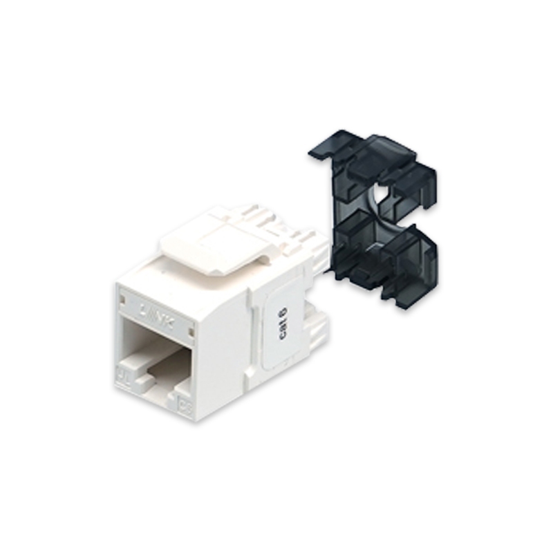 Link US-1006A CAT 6 RJ45 Slim White Modular Jack Unshield Color ...