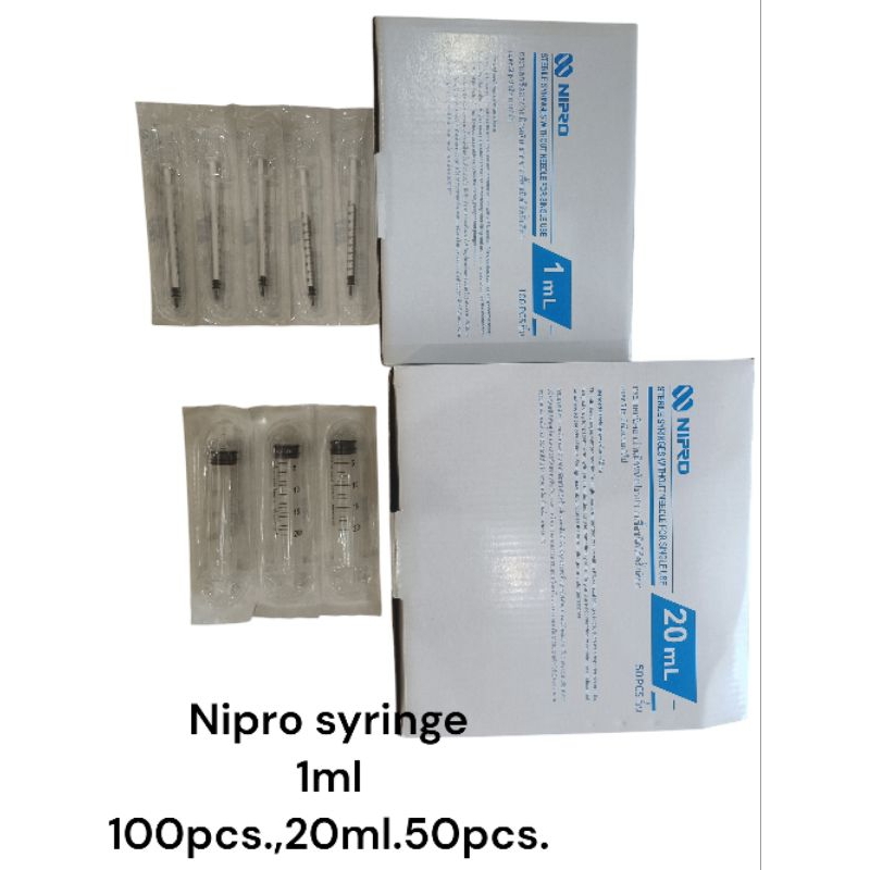 Nipro syringe sterile without needle for single use (luer slip). | Shopee Thailand