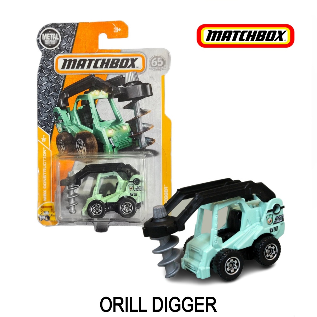 แมทช์บ็อกซ์ - โมเดลถเหล็ก ORILL DIGGER ลิขสิทธิ์แท้ matchbox สเกล1/64 รถของเล่น ของสะสม MB4C7 ...