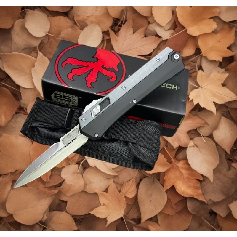 มีดทำครัว มีดพก มีดสั้น สีดำทองมีดพกMICROTECH/M390 ขนาด8นิ้ว ยาว20เชนติ ...