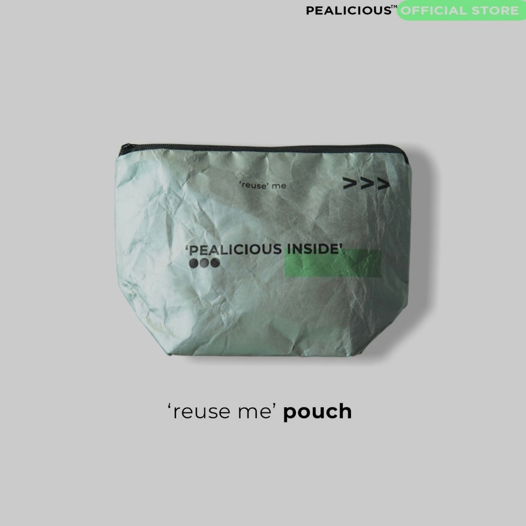 Sustainable Waterproof 'Reuse Me' Pouch กระเป๋าใส่ของ กันน้ำ | Shopee ...