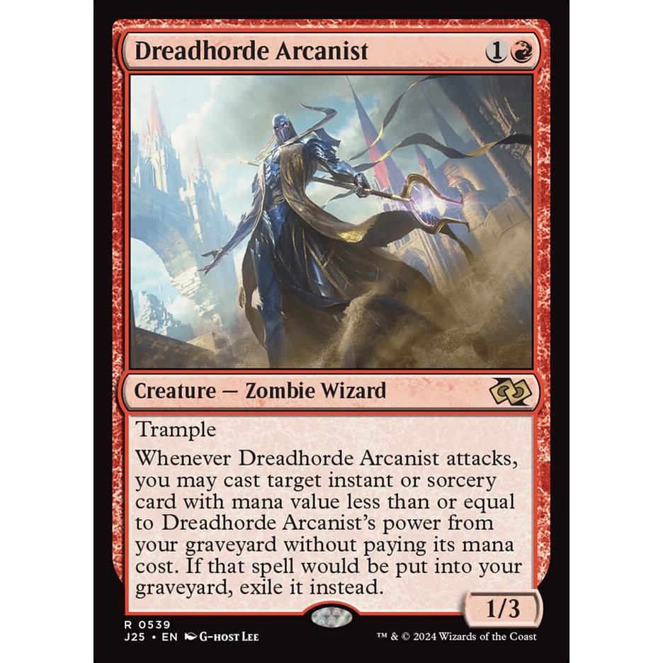 Dreadhorde Arcanist J25 Foundations Jumpstart การ์ด Magic the Gathering [MTG] ของแท้ | Shopee ...