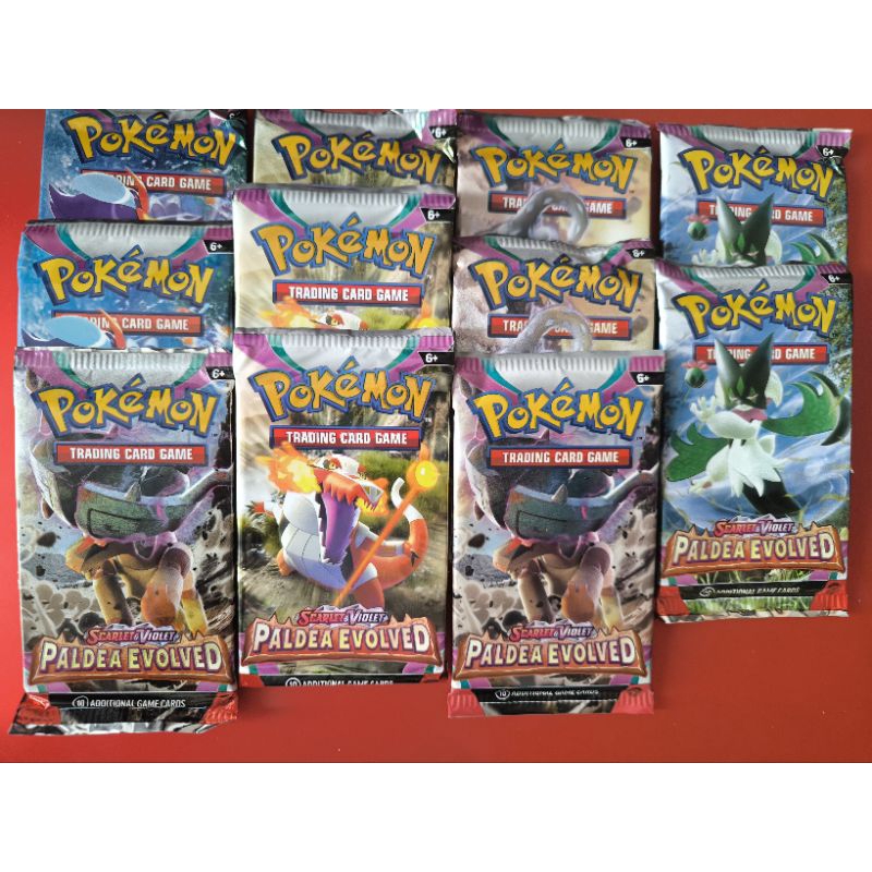 Pokemon] Sword & Shield Paldea evolved Booster Pack แยกซอง (การ์ดภาษา ...