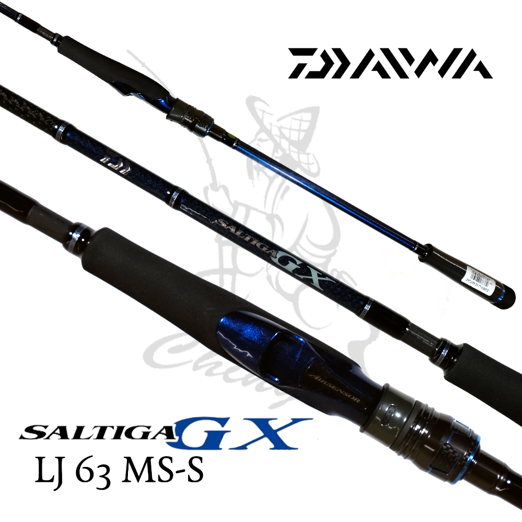 DAIWA 2023 SALTIGA GX LJ 63MS-S คันเบ็ด จิ้กกิ้ง ไลท์จิ้ก ของแท้ มีประกัน | Shopee Thailand