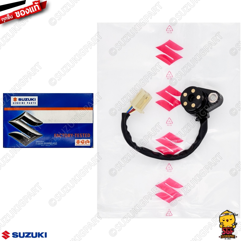 สวิตช์ไฟบอกเกียร์ BASE ASSY, GEAR SHIFT TERM แท้ Suzuki Shooter 115 Fi ...