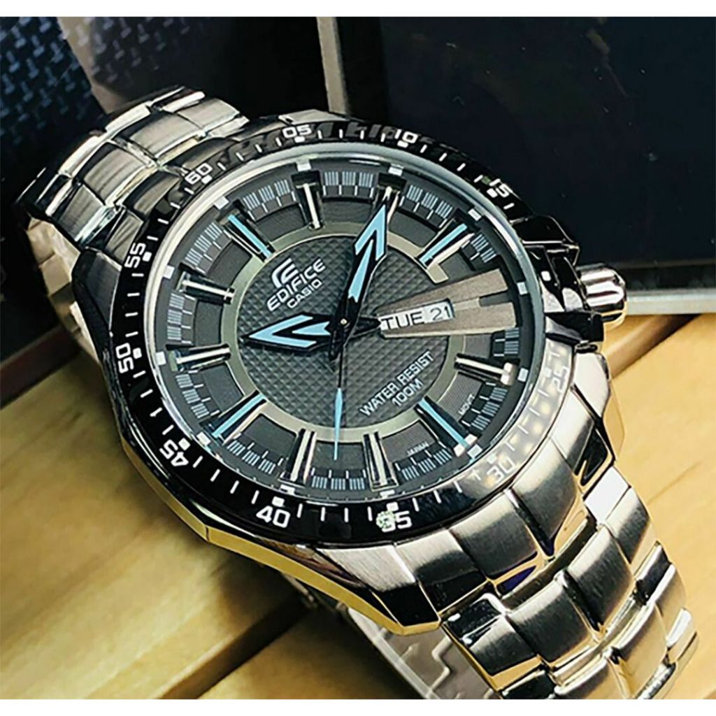 นาฬิกาข้อมือผู้ชาย Casio Edifice EF-130D EF-130D-1A2 ประกันศูนย์ไทย 1 ปี | Shopee Thailand