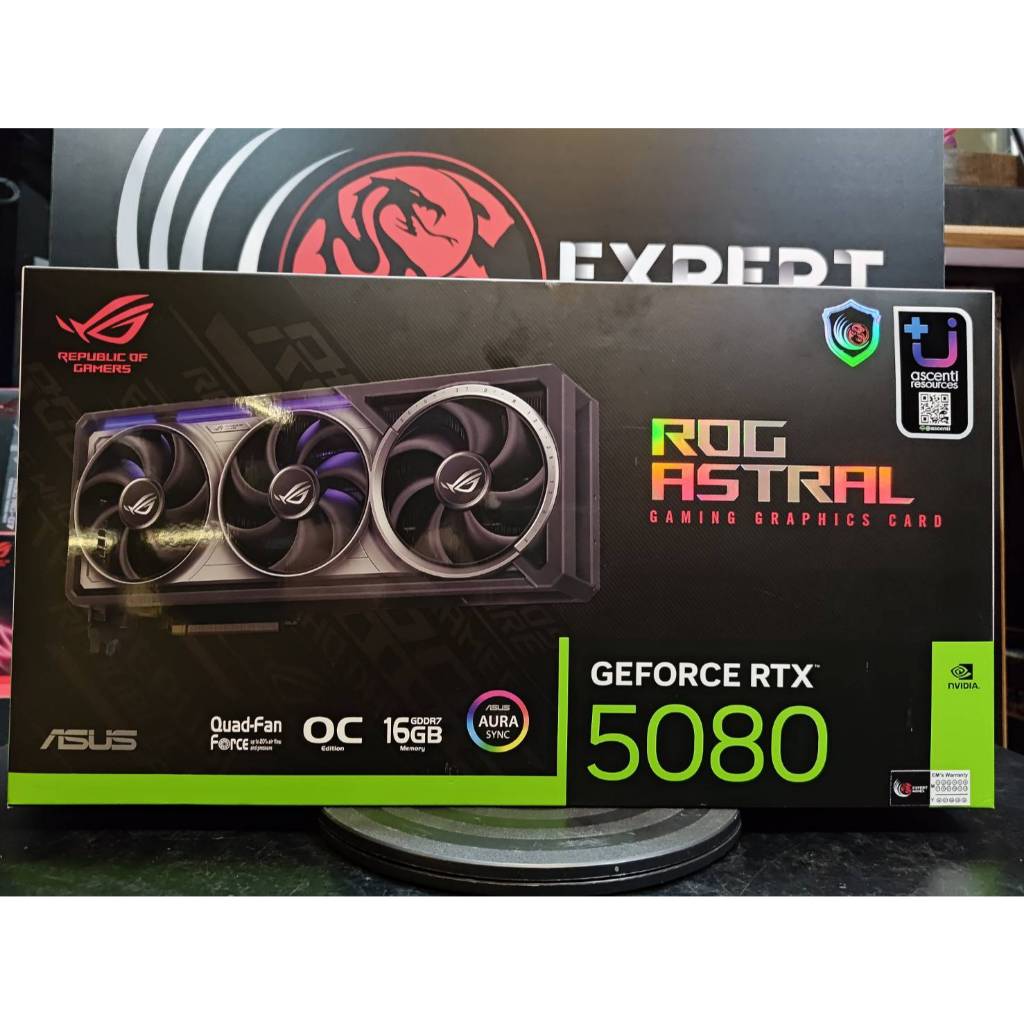 ROG STRIX ASTRAL RTX5080 16 GB GDDR7 OC EDITION | Shopee Thailand
