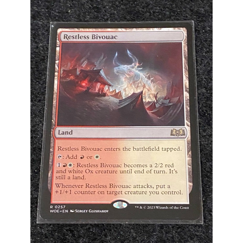 [MTG][WOE] Wilds of Eldraine: Restless Bivouac การ์ดแท้ Magic The ...