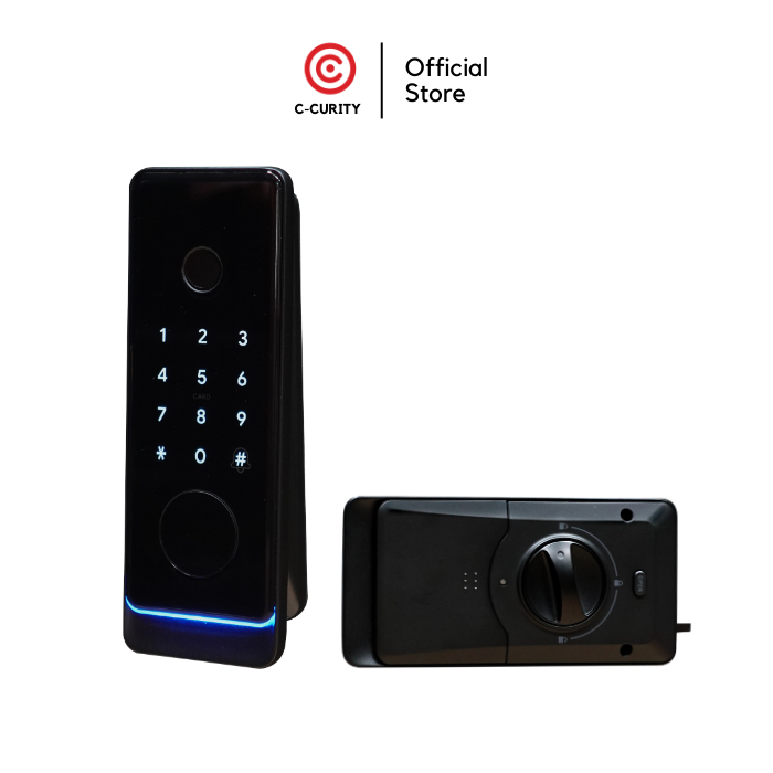 :: พร้อมติดตั้ง :: C-CURITY รุ่น DRB 509 Digital Door Lock สมาร์ทล็อค กลอนดิจิตอล กันน้ำ 5 ระบบ ...