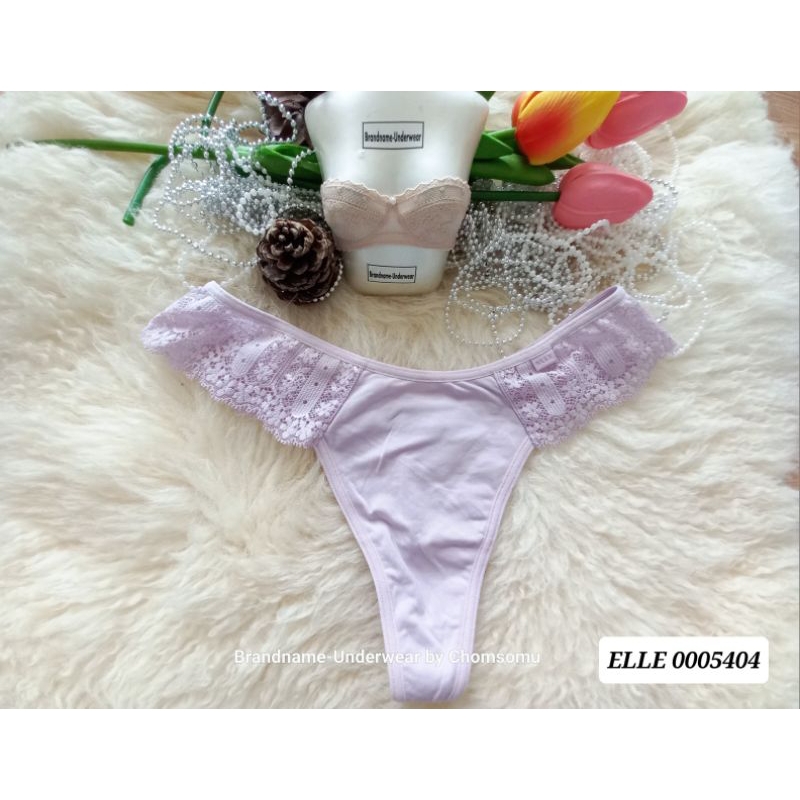 ELLE Size SML ชุดชั้นในแบรนด์เนม/กางเกงใน จีสตริง G-string 0005403 ...