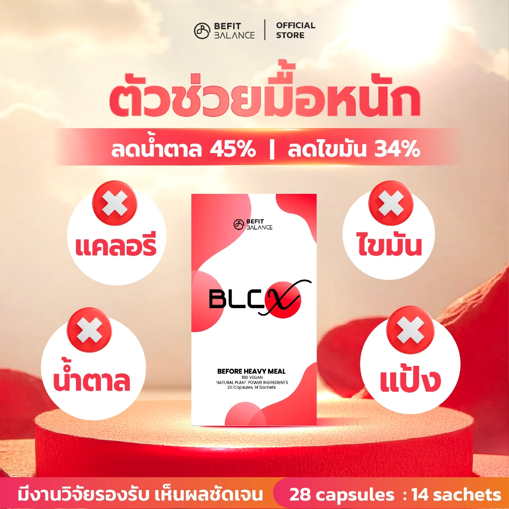 BeFitBalance BLC X 28 CAPSULES ดับจับไขมัน ดักจับน้ำตาล ลดไขมันสะสมในช่องท้อง | Shopee Thailand
