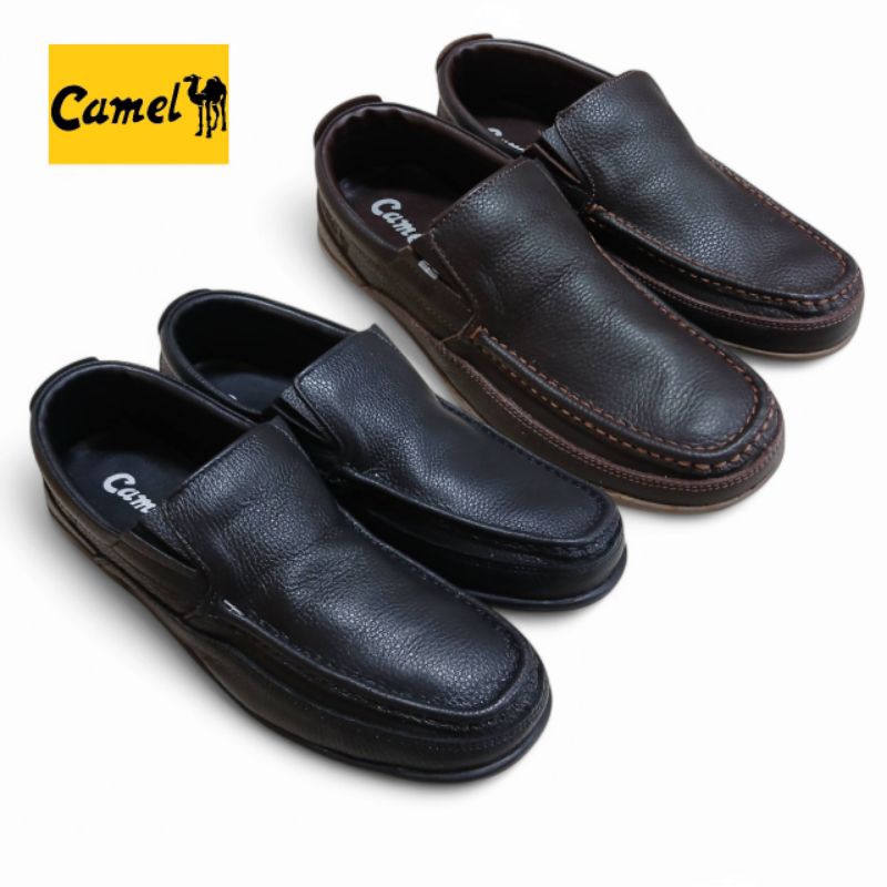 💥จัดโปร💥Camel รองเท้าหนังลำลองผู้ชาย รุ่น CM-027 Size 40-44 | Shopee ...