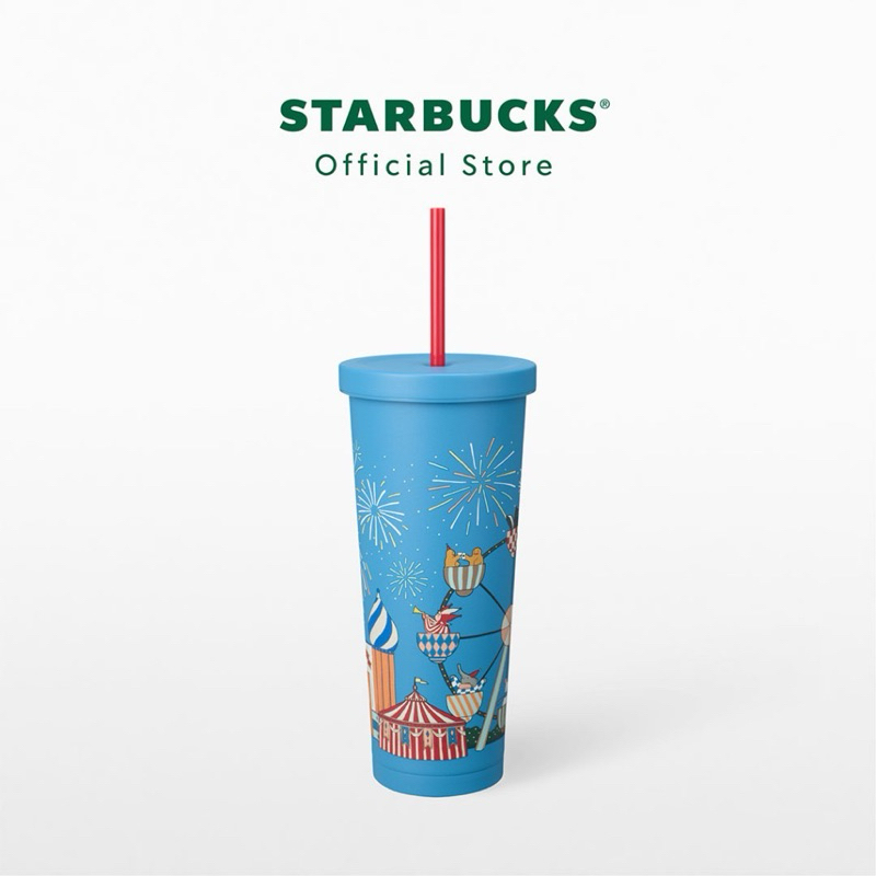 Starbucks Stainless Steel Carnival Ferris Wheel Cold Cup 21.5oz. ทัมเบล ...