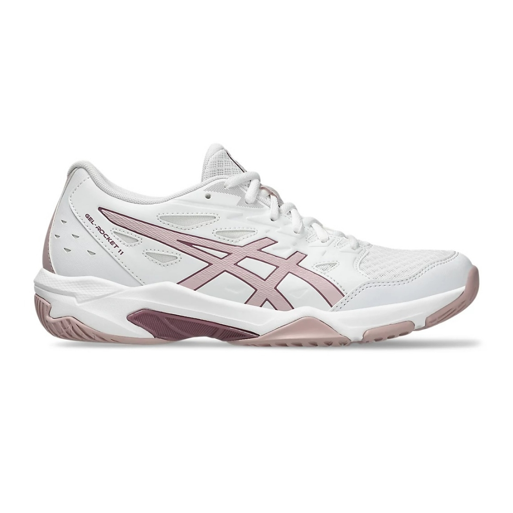 Asics รองเท้าแบดมินตันผู้หญิง Gel-Rocket 11 | White/Watershed Rose ( 1072A093-103 ) | Shopee ...