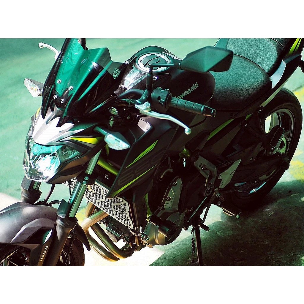 Leon การ์ดหม้อน้ำ รุ่น Originale สำหรับ KAWASAKI Z650 2017 SILVER ...