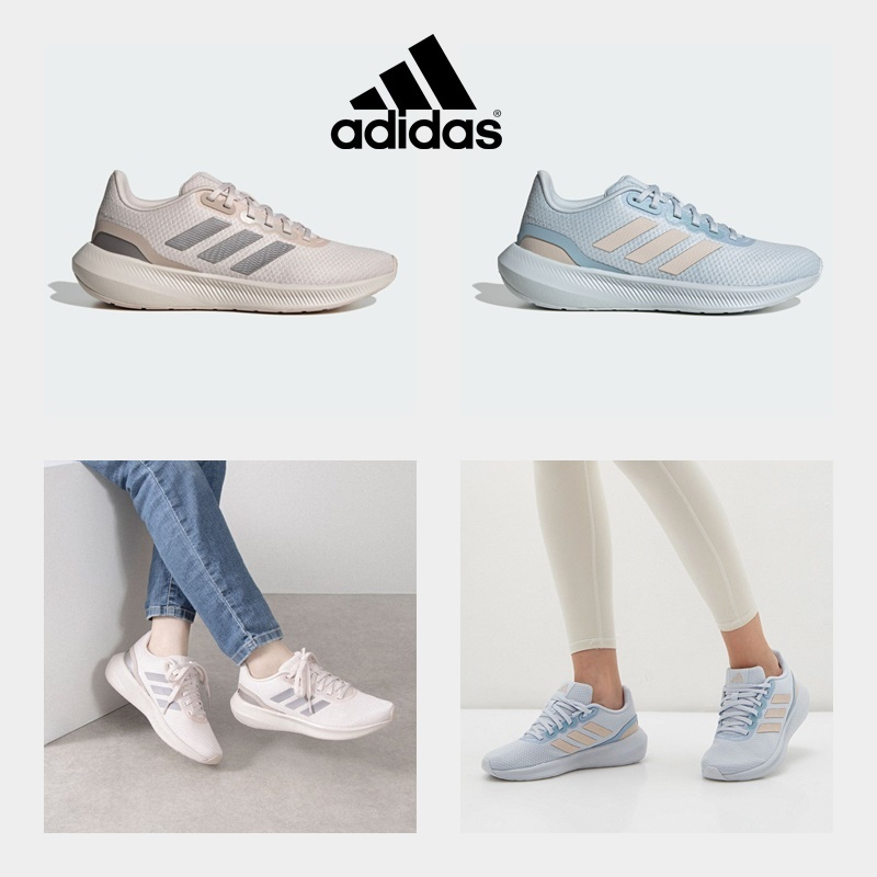 รองเท้าวิ่ง ผู้หญิง Adidas Run Falcon 3.0 Women สีพลาสเทล น่ารัก นิ่ม ...