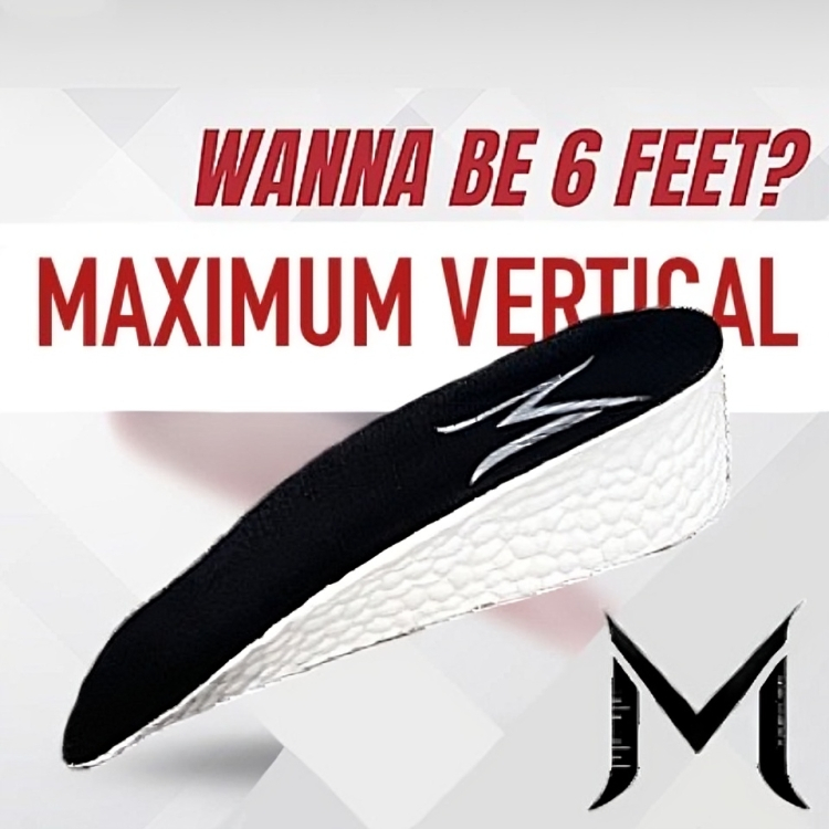 MAXIMUM VERTICAL ( Height Insole ) พื้นรองเท้าเพิ่มความสูง Pu 3-3.5cm ...