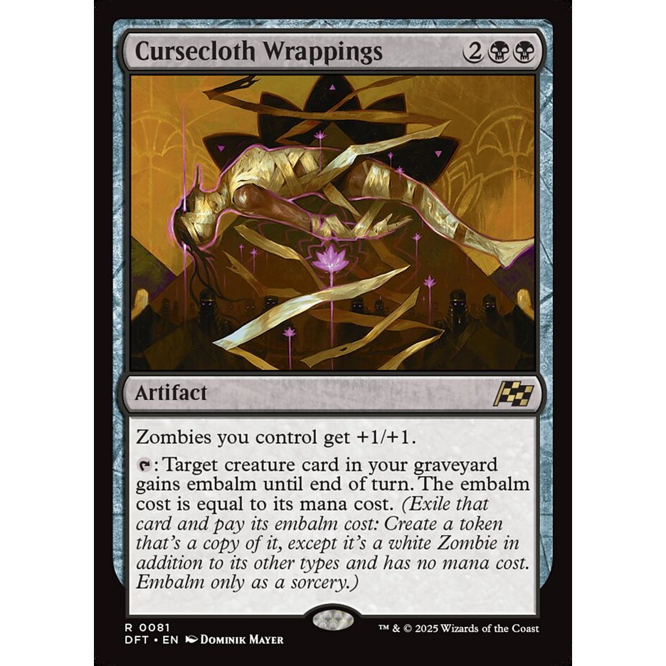 Cursecloth Wrappings DFT Aetherdrift การ์ด Magic the Gathering [MTG] ของแท้ | Shopee Thailand