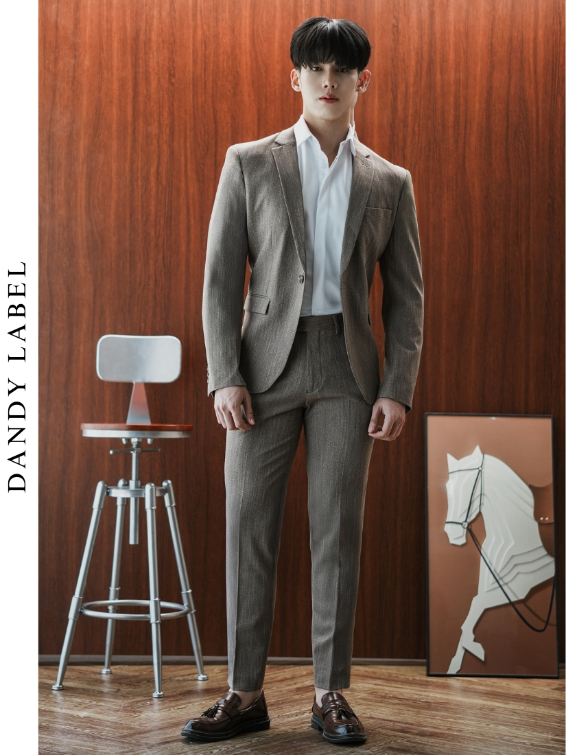 ชุดสูท DANDY LABEL SUITS เซต 2 ชิ้น Limited รุ่น Label-Woventique [ 2 ชิ้น เสื้อสูท+กางเกง ...