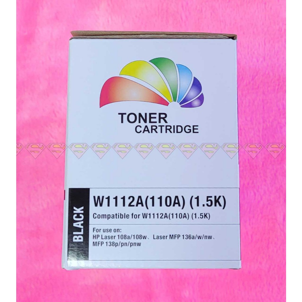TONER HP 110A สีดำ BLACK (W1112A) CARTRIDGE หมึกเทียบเท่า | Shopee Thailand